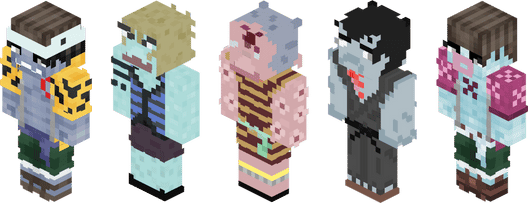 One Piece | Arlong Pirate Saga | Minecraft Bedrock Skin Pack| Minecraft Mod