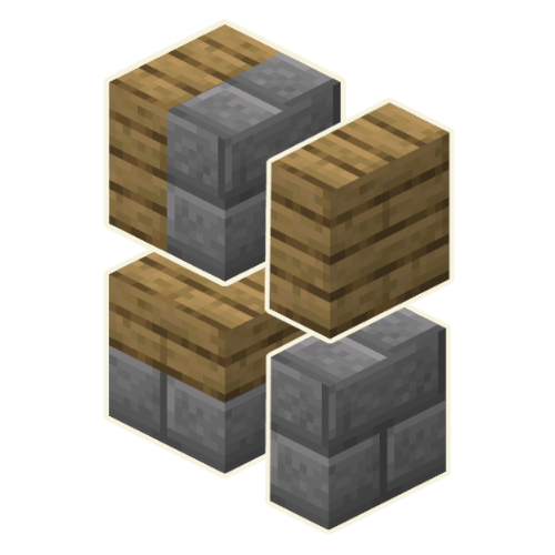 SplitBlocks - Merged Blocks & Vertical Slabs - Minecraft Bedrock Addons - CurseForge