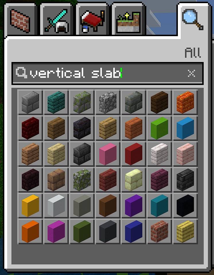 SplitBlocks - Merged Blocks & Vertical Slabs - Minecraft Bedrock Addons - CurseForge