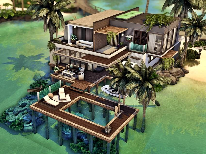 Seaside Jam - The Sims 4 Rooms / Lots - CurseForge