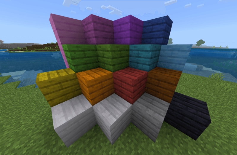 Colored planks - Dyable and Paintable - Minecraft Bedrock Addons - CurseForge