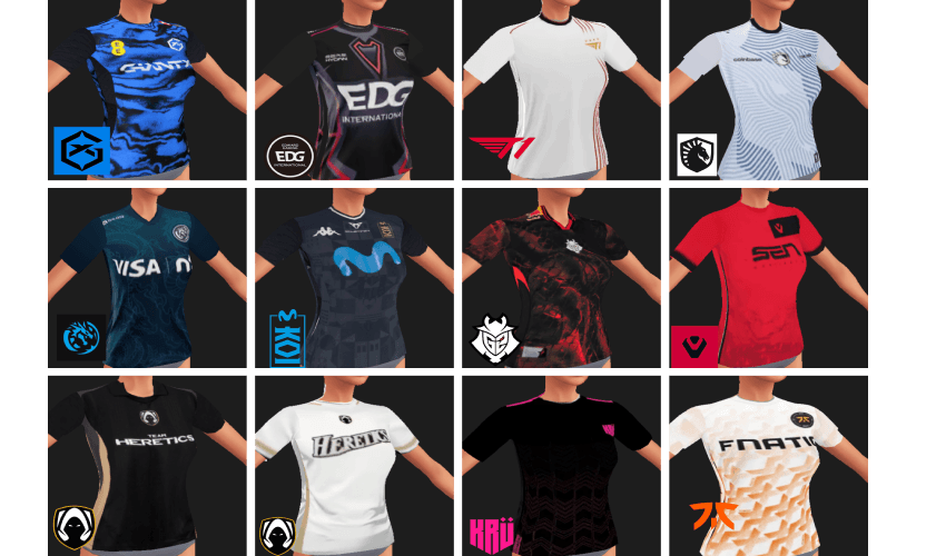 Valorant T-Shirt VCT | Female - The Sims 4 Create a Sim - CurseForge