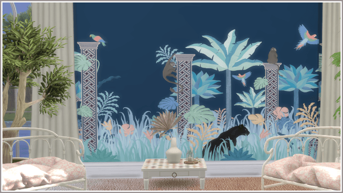 Jungle Panoramic Wallpapers - The Sims 4 Build / Buy - CurseForge