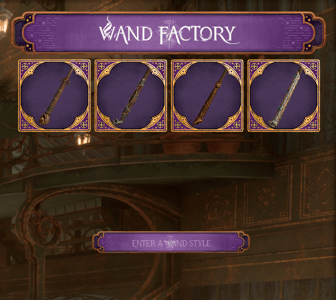 Wand Factory - Hogwarts Legacy Mods - CurseForge