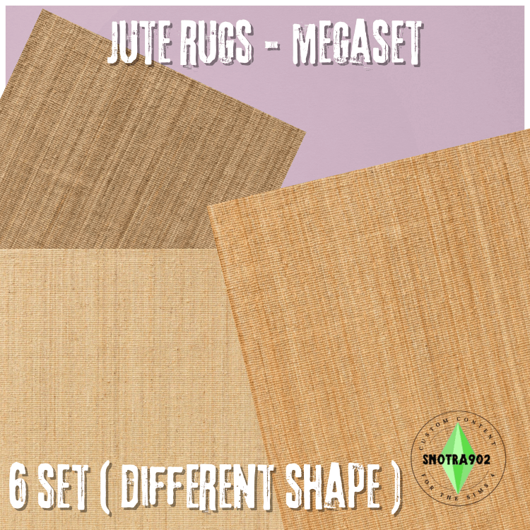 Jute Rug Megaset - The Sims 4 Build / Buy - CurseForge