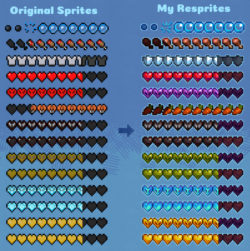 Reforged Health Bars - Minecraft Resource Packs - CurseForge