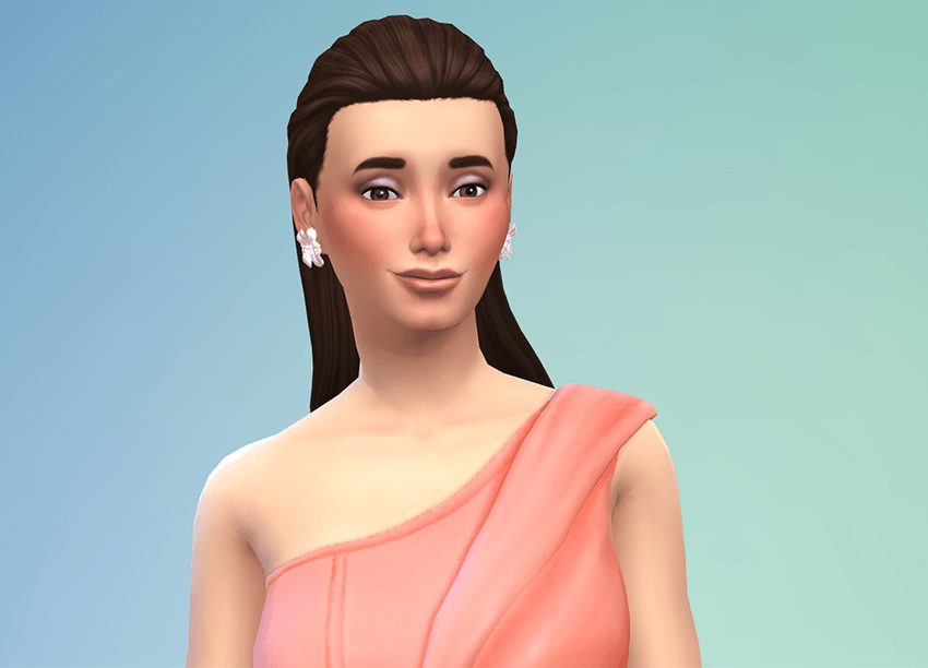 Fabric flower earring - The Sims 4 Create a Sim - CurseForge