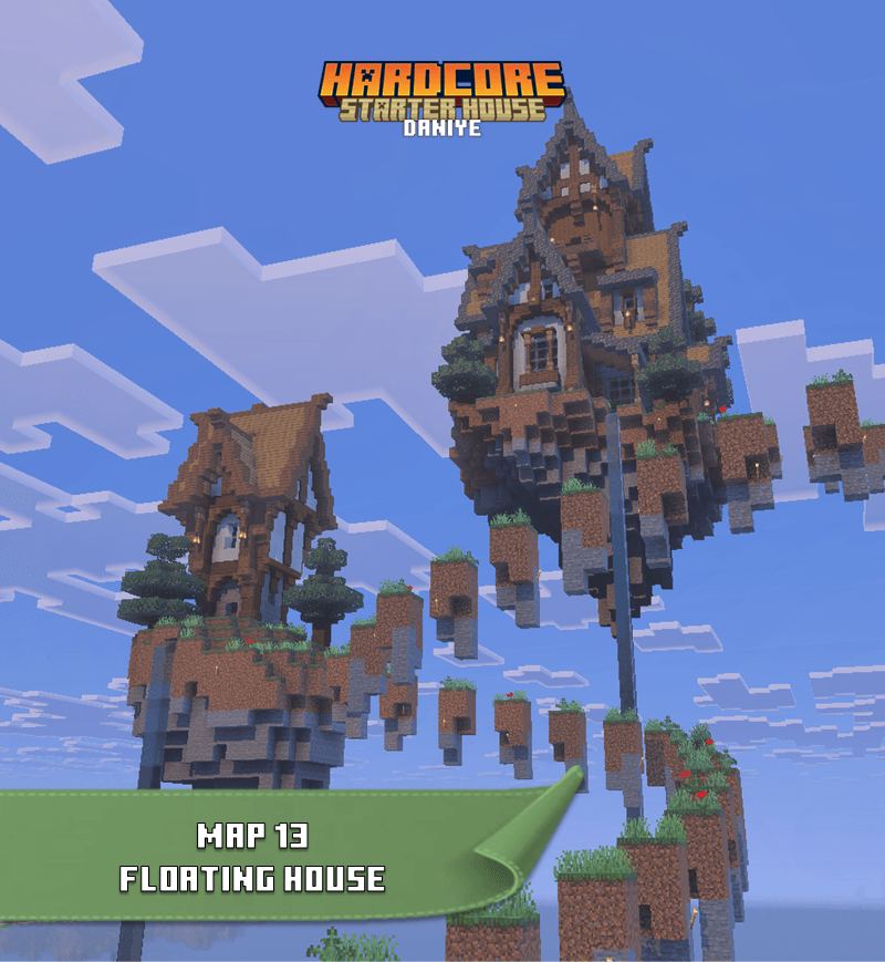 Hardcore Starter House (34 Maps) - Minecraft Bedrock Maps - CurseForge