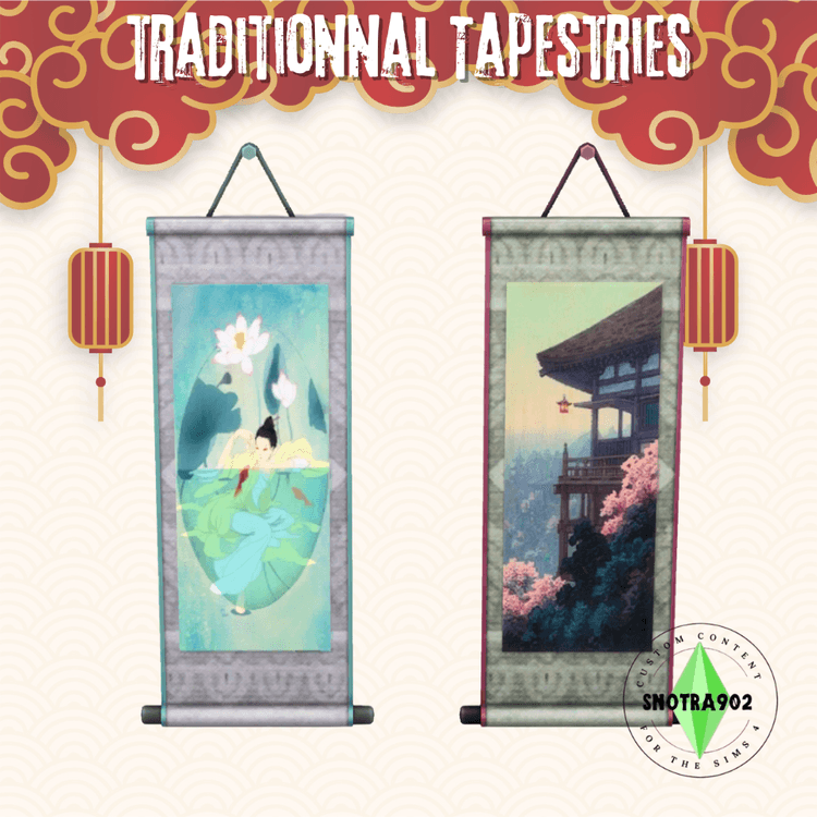 Traditionnal Tapestries - The Sims 4 Build / Buy - CurseForge
