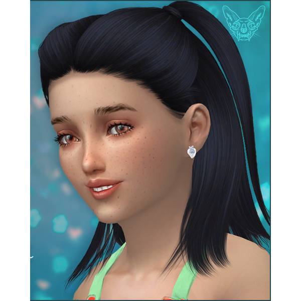 Strawberry Stud Earrings For Kids - The Sims 4 Create a Sim - CurseForge