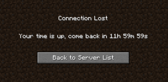 Player Time Limit - Minecraft Mods - CurseForge