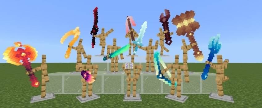 Lost Soul's Elemental Weapons Revamp - Minecraft Bedrock Addons - CurseForge