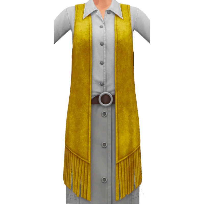 Multi Colored Vest with Fringe - The Sims 4 Create a Sim - CurseForge