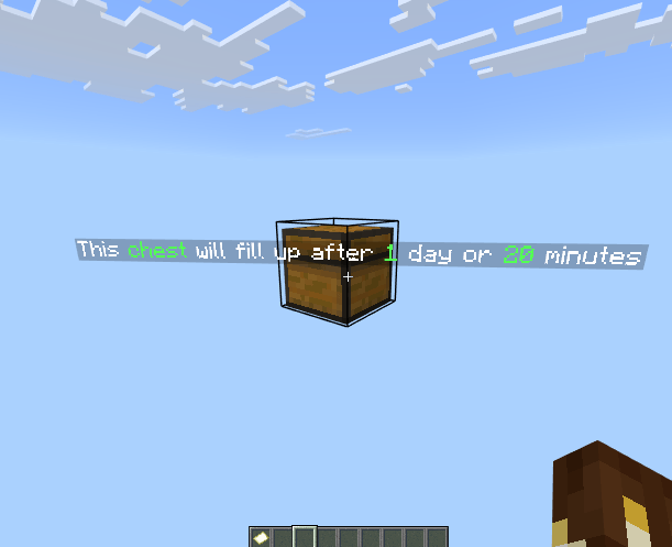 One Chest -Chase the Skies- Minecraft Map