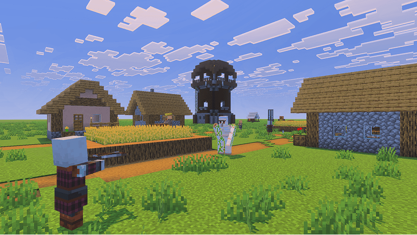 Village Generator - Minecraft Bedrock Addons - CurseForge