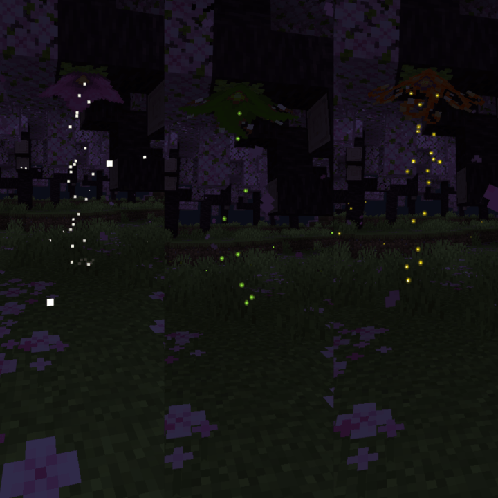 FIREFLIES - La Nature Fragment - Minecraft Bedrock Texture Packs ...