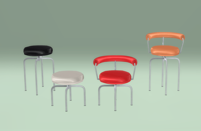 Le Corbusier LC7 and LC8 collection - The Sims 4 Build / Buy - CurseForge