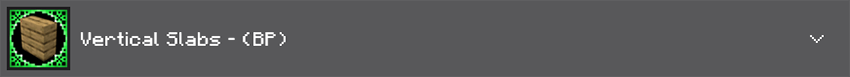 Vertical Slabs - Minecraft Bedrock Addons - CurseForge