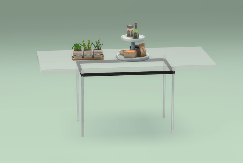 Le Corbusier LC11 and LC12 Table - The Sims 4 Build / Buy - CurseForge