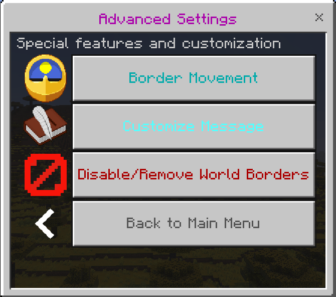 Dusty's World Border | Mob border, bypass border, achievements | v1.11.7 - Minecraft Bedrock ...