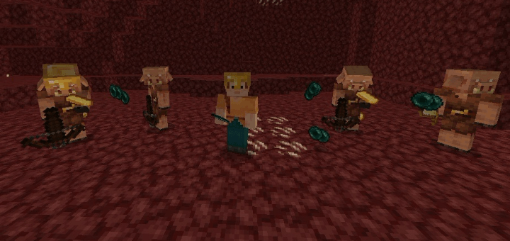 Piglin Custom Barter and Chances - Minecraft Bedrock Addons - CurseForge