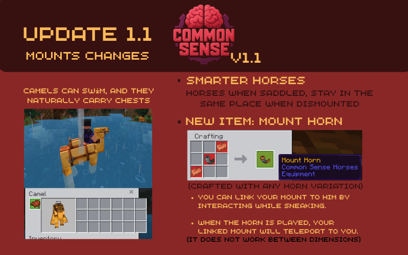 Common Sense Addon 1.6.5 (Achievements Friendly | A&S Compatible) - Minecraft Bedrock Addons ...