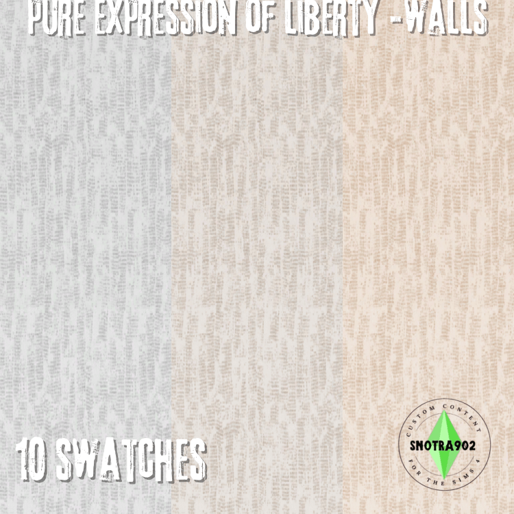Pure expression of liberty - Walls - The Sims 4 Build / Buy - CurseForge