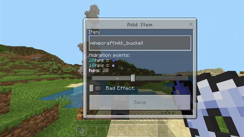 Another Thirst System - Minecraft Bedrock Addons - CurseForge