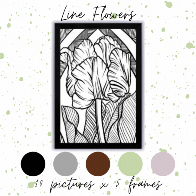 Line Flowers - The Sims 4 Build / Buy - CurseForge