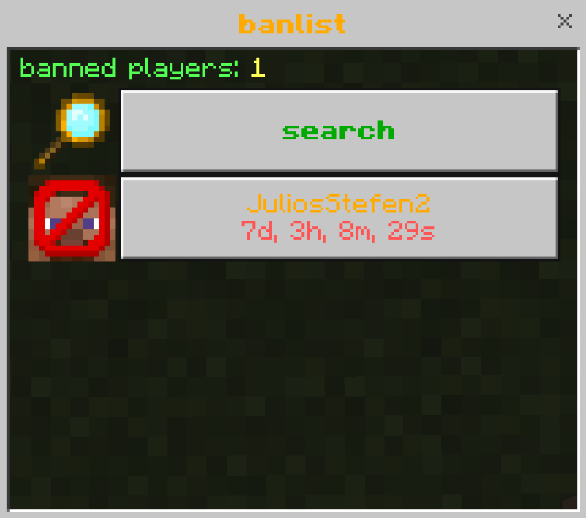 Bedrock Banhammer - Minecraft Bedrock Addons - CurseForge