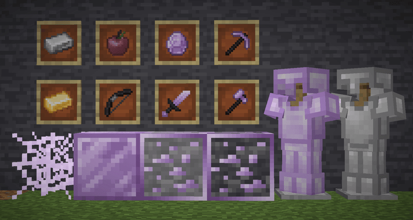 Amethyst - Purple Default 16x - Minecraft Resource Packs - CurseForge