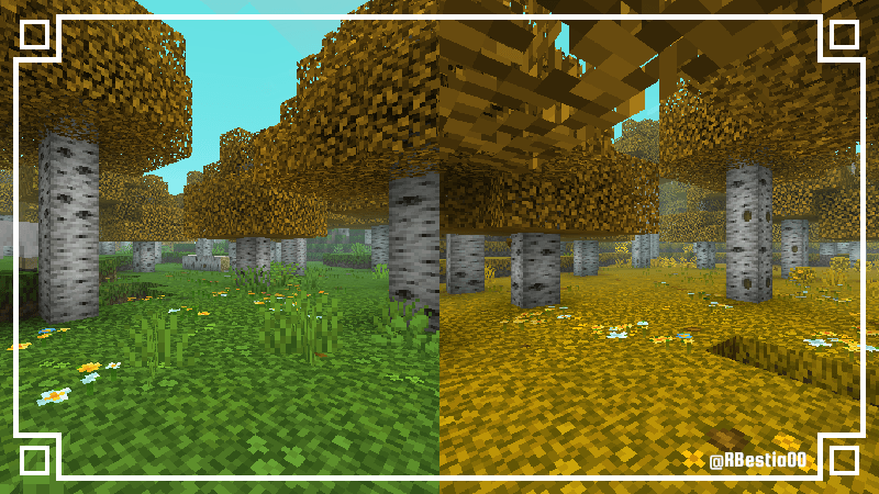Renewed Enhanced World - Nature Upgrade - Minecraft Bedrock Texture ...