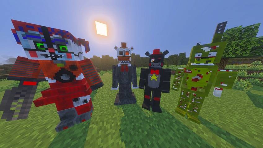 Freddycraft Legacy I FNAF 1 - SOTM - Minecraft Bedrock Addons - CurseForge