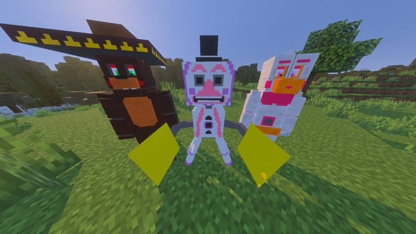 Freddycraft Legacy I FNAF 1 - SOTM - Minecraft Bedrock Addons - CurseForge