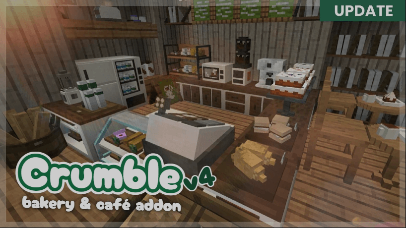 Crumble - Bakery and Café Addon - Minecraft Bedrock Addons - CurseForge