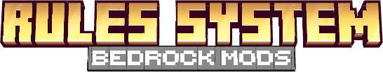 Rules System - Minecraft Bedrock Scripts - CurseForge