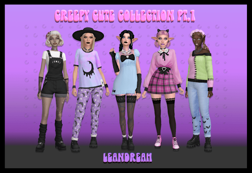 Creepy Cute Collection Part 1 - The Sims 4 Create a Sim - CurseForge