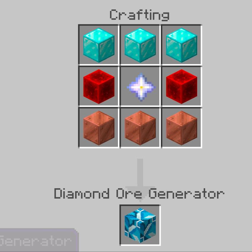 Ore Generator - Minecraft Bedrock Addons - CurseForge