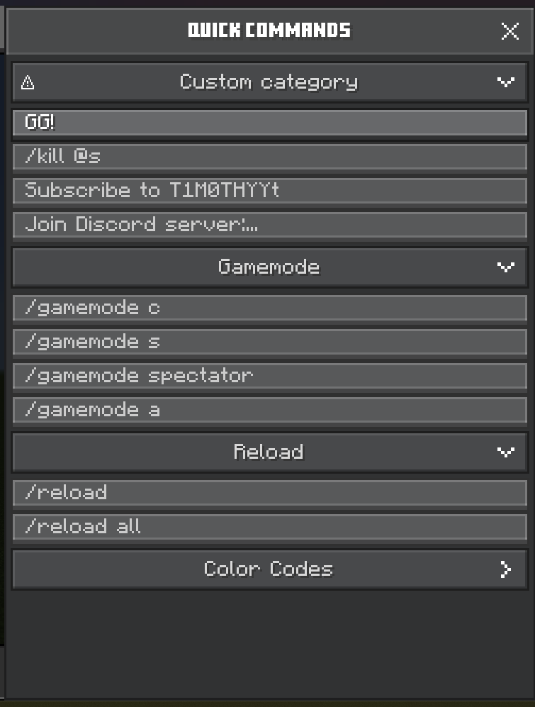 Fast Commands - Minecraft Bedrock Texture Packs - CurseForge