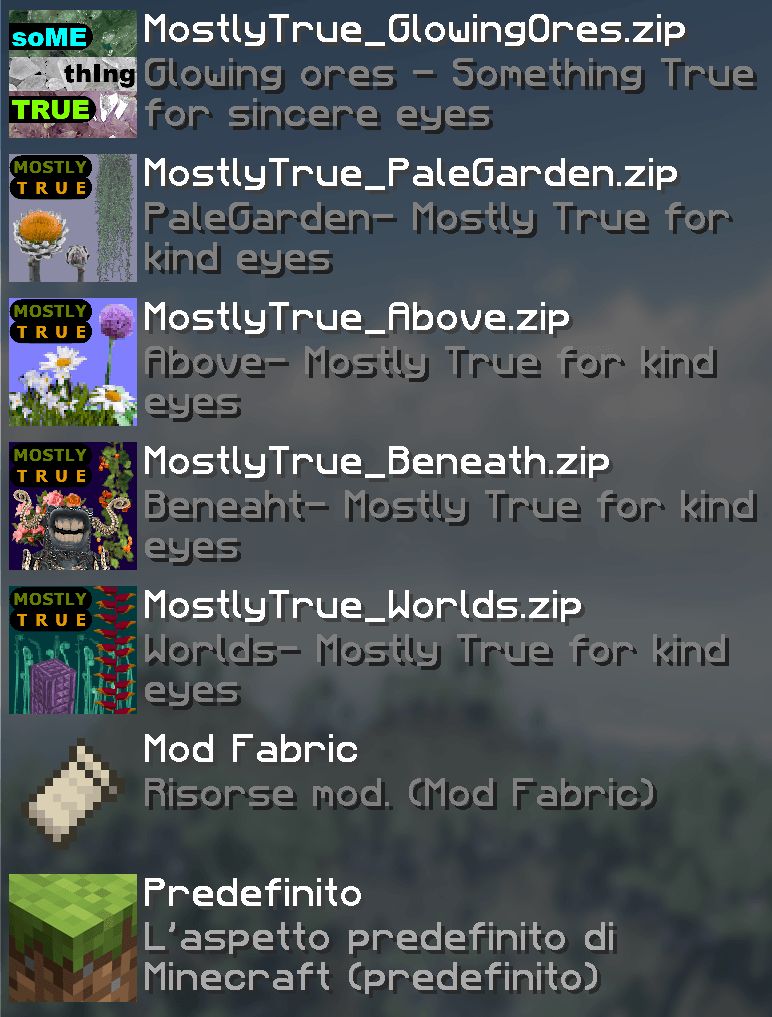 MostlyTrue_Worlds - Minecraft Resource Packs - CurseForge