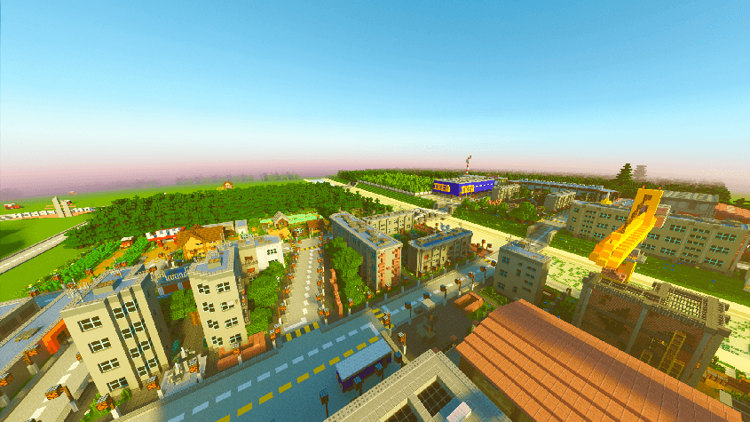 Russ Big City - Minecraft Bedrock Maps - CurseForge