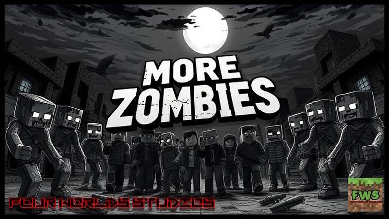 More Zombies by Four - Minecraft Bedrock Addons - CurseForge