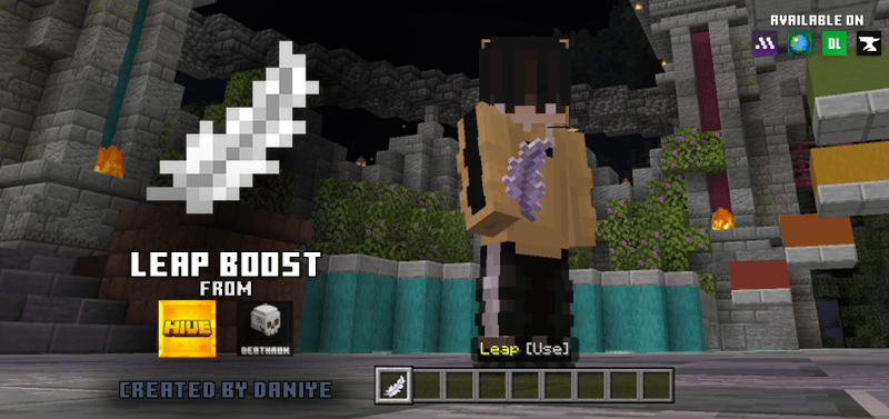 Leap Boost – From Hive’s DeathRun - Minecraft Bedrock Addons - CurseForge