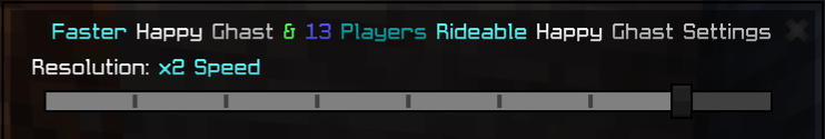 Faster Happy Ghast & 13 Players Rideable Happy Ghast (Achievements ...
