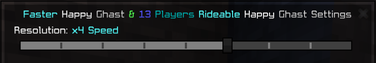 Faster Happy Ghast & 13 Players Rideable Happy Ghast (Achievements ...