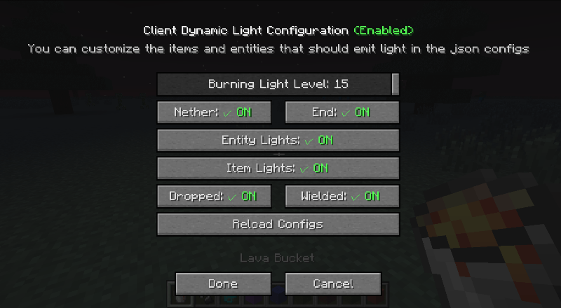 Client Dynamic Light - Minecraft Mods - CurseForge