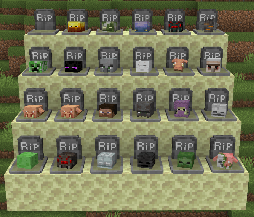 Gravestone Auto Equip System Minecraft Bedrock Addons Curseforge