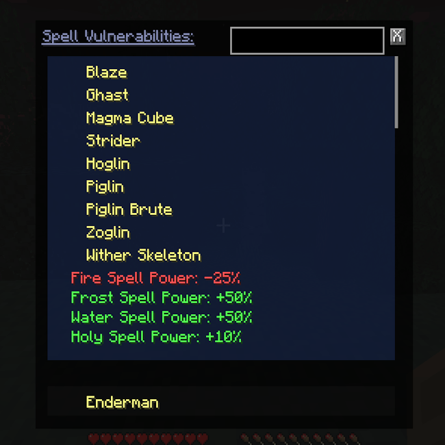 Spell Vulnerabilities - Minecraft Mods - CurseForge