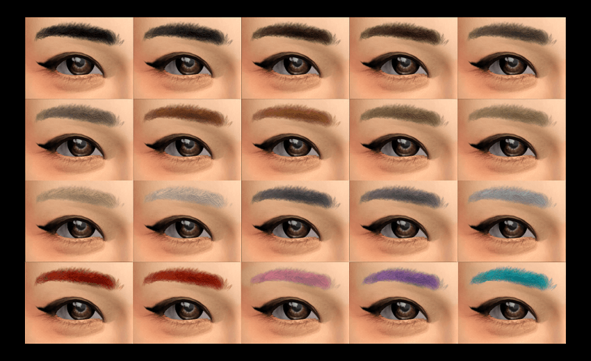 Nath Brows - Eyebrows - The Sims 4 Create a Sim - CurseForge
