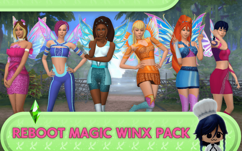Winx Club Magic Winx Pack - The Sims 4 Create a Sim - CurseForge